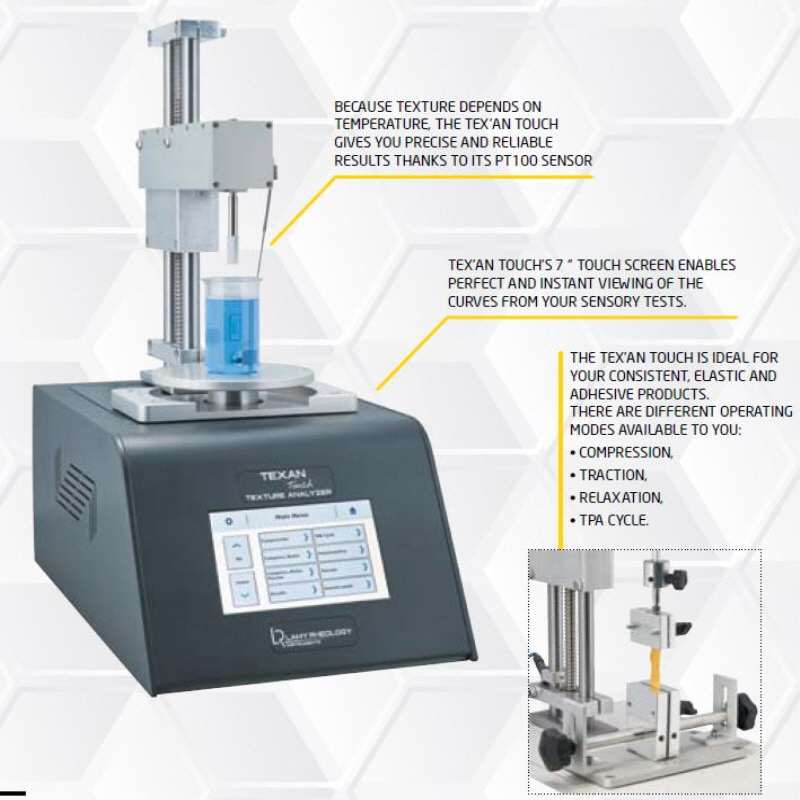 Complete texture analysis of a styling gel using the Lamy TEX’AN TOUCH ...