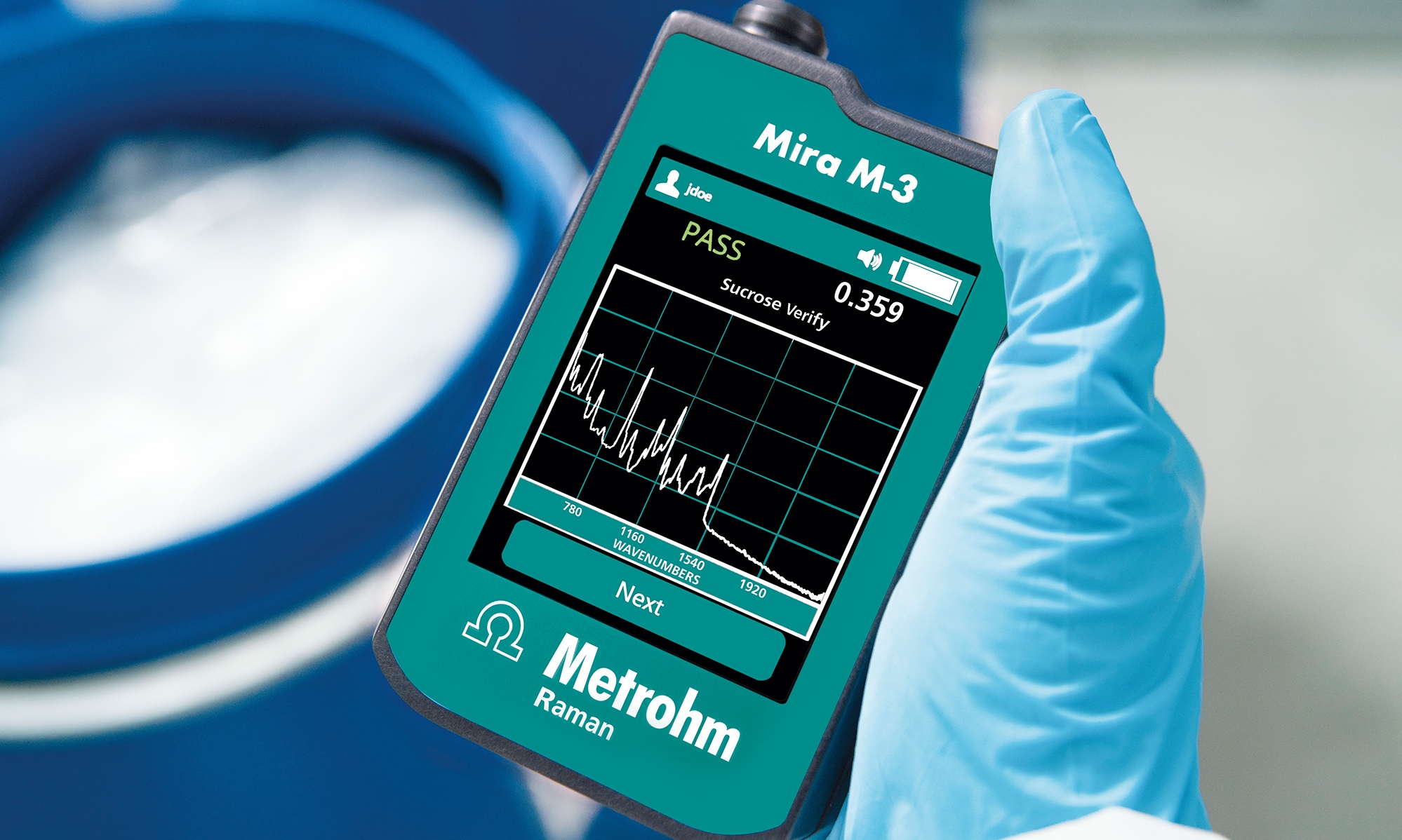 Handheld Raman spectrometer for on-site verification in seconds ...