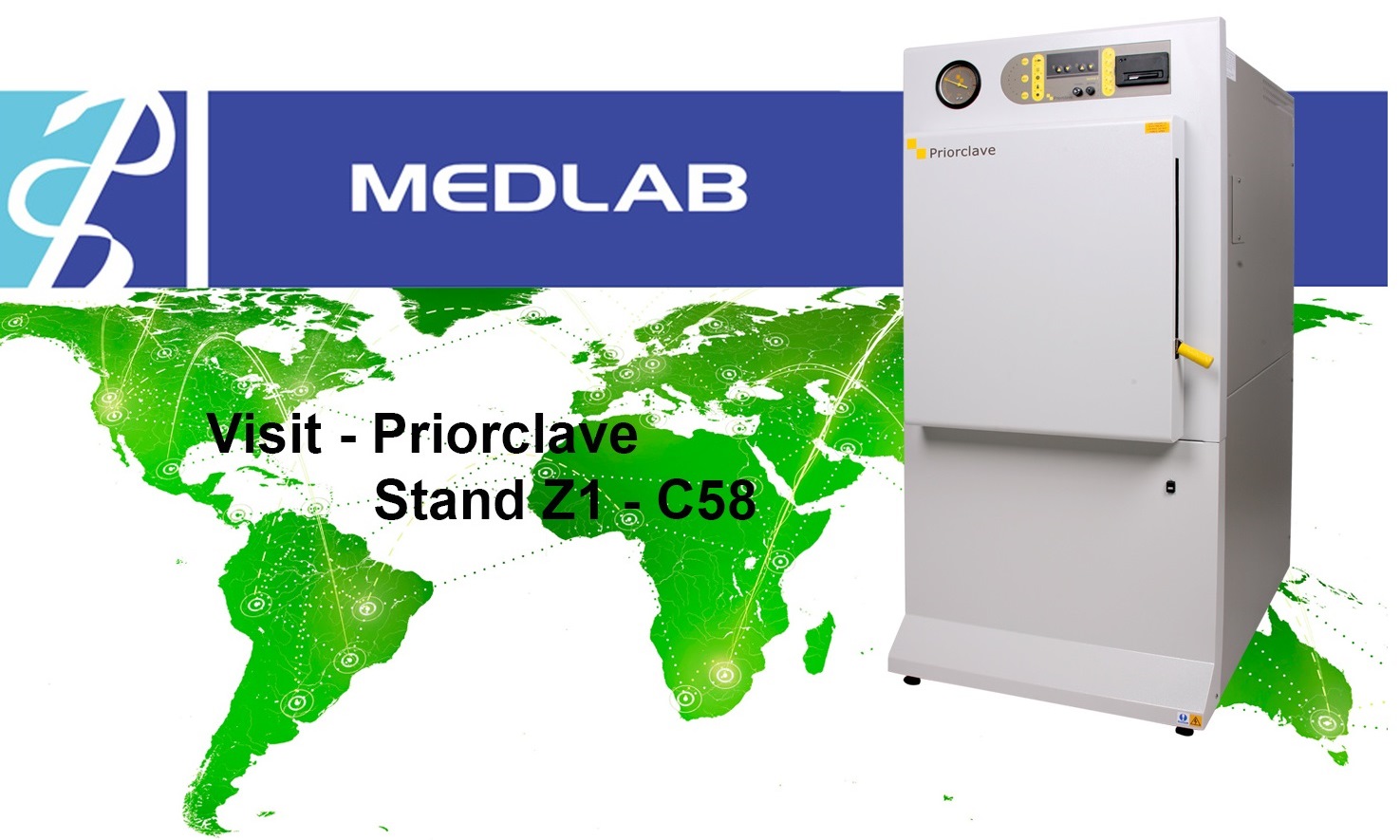Priorclave Highlights Versatile Front-loading Autoclave at Medlab ...